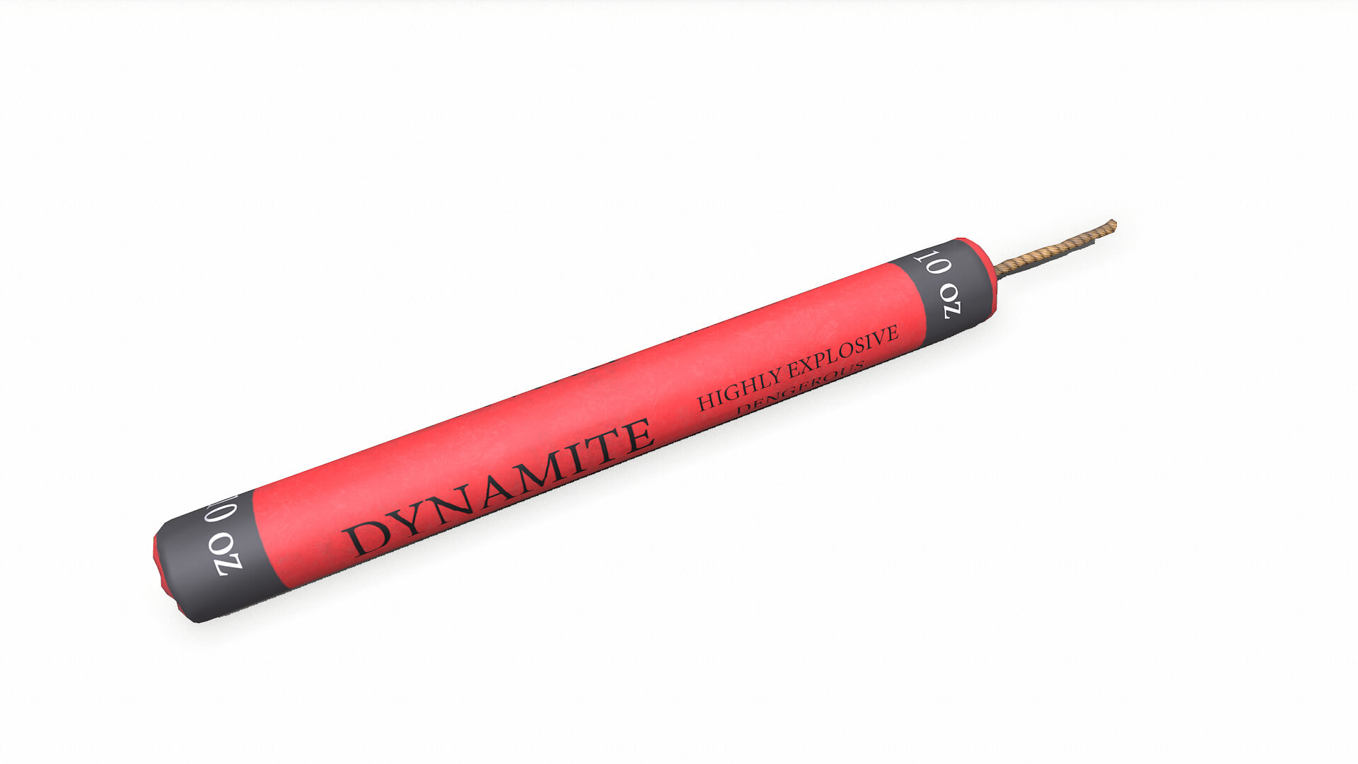 Dynamite Low Poly PBR Free - Free 3D Model by Max3ddd