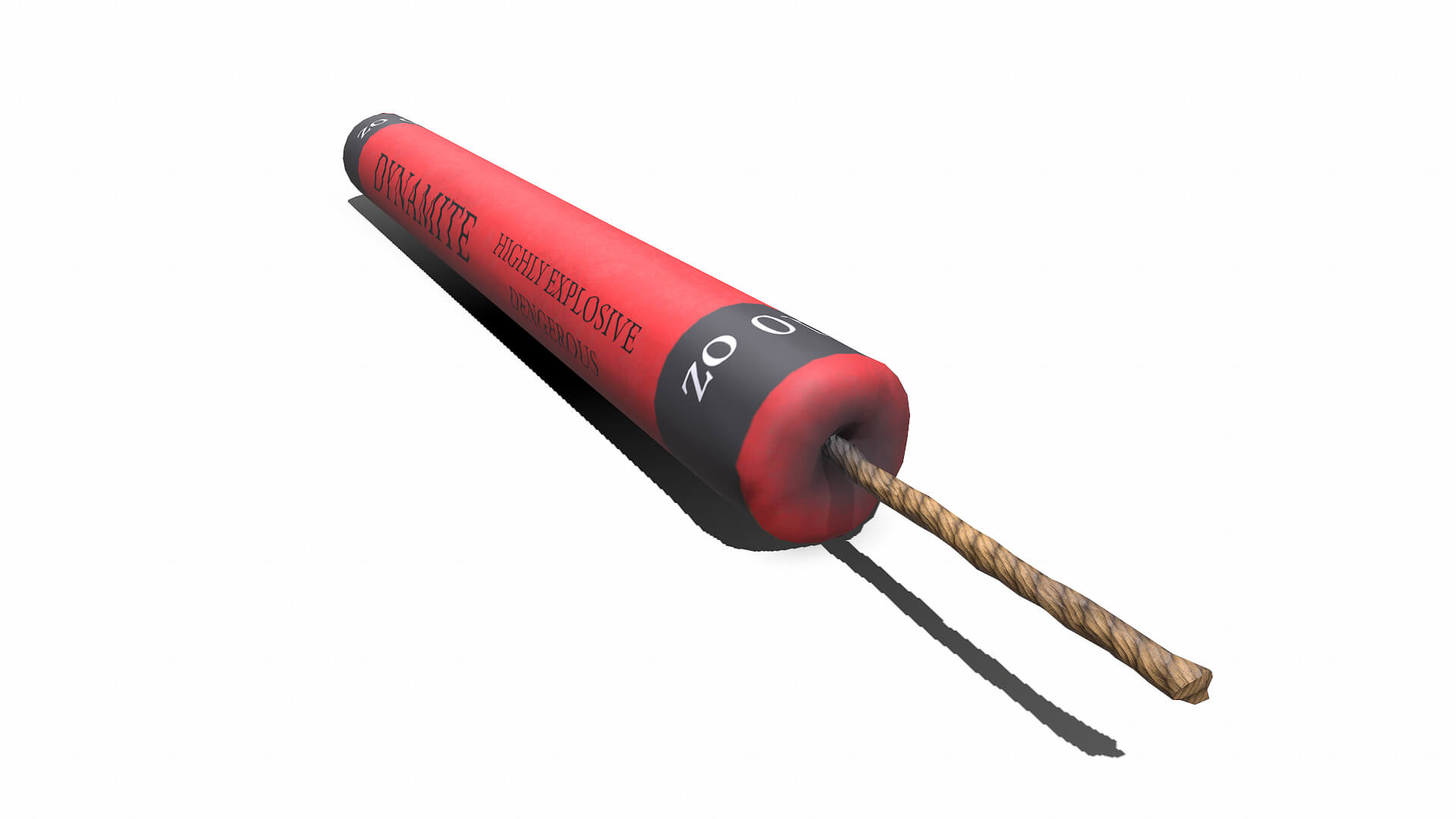 Dynamite Low Poly PBR Free - Free 3D Model by Max3ddd