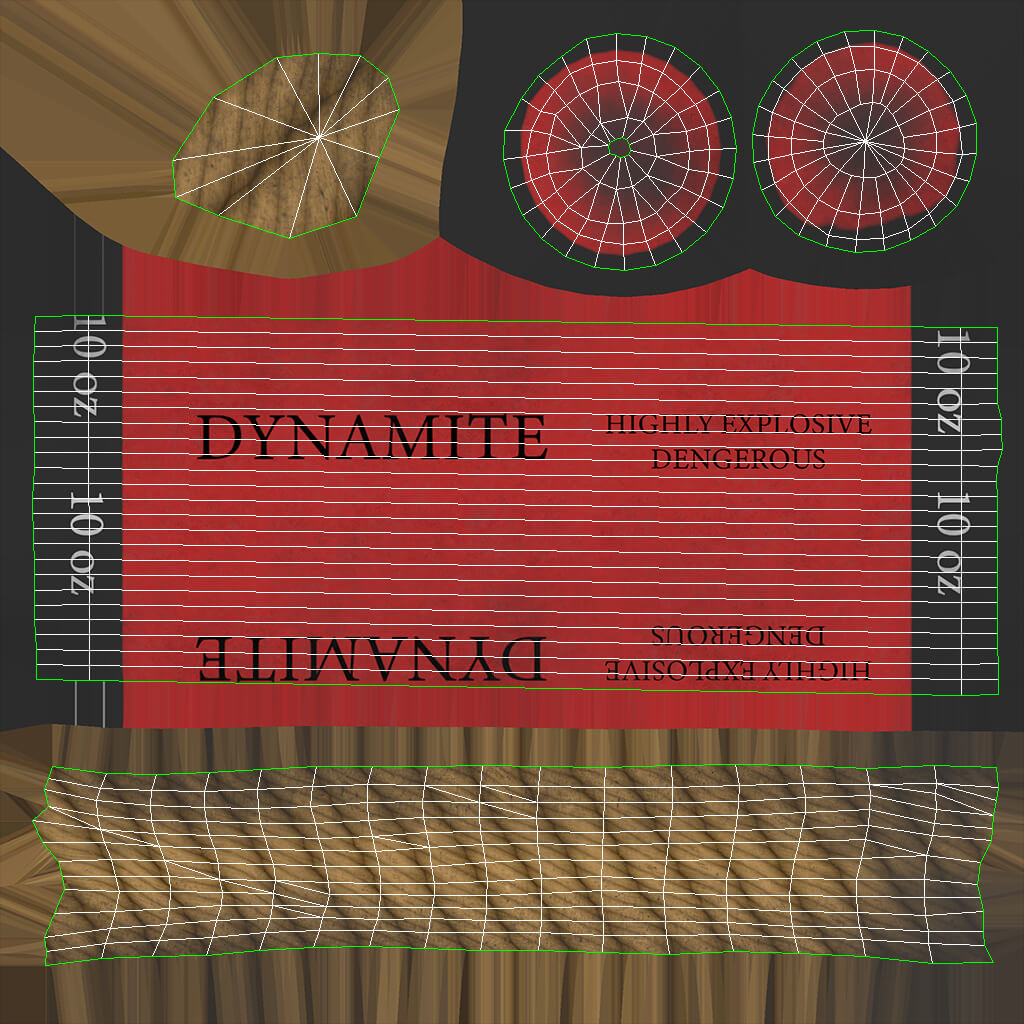 Dynamite Low Poly PBR Free - Free 3D Model by Max3ddd