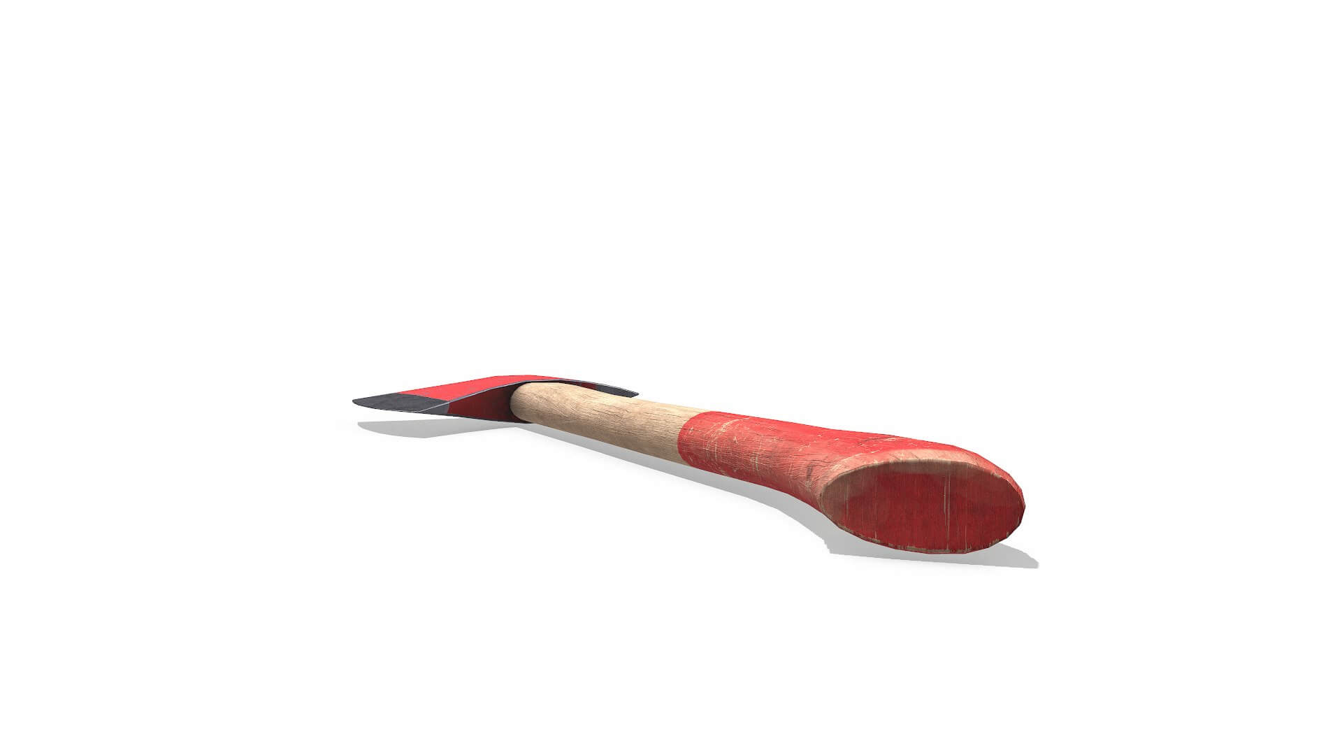 Fire Axe Low Poly PBR - Free 3D Model by Max3ddd
