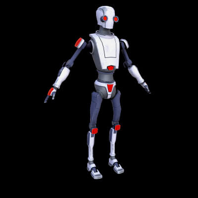 Low Poly Models | Characters | Robots | RenderHub