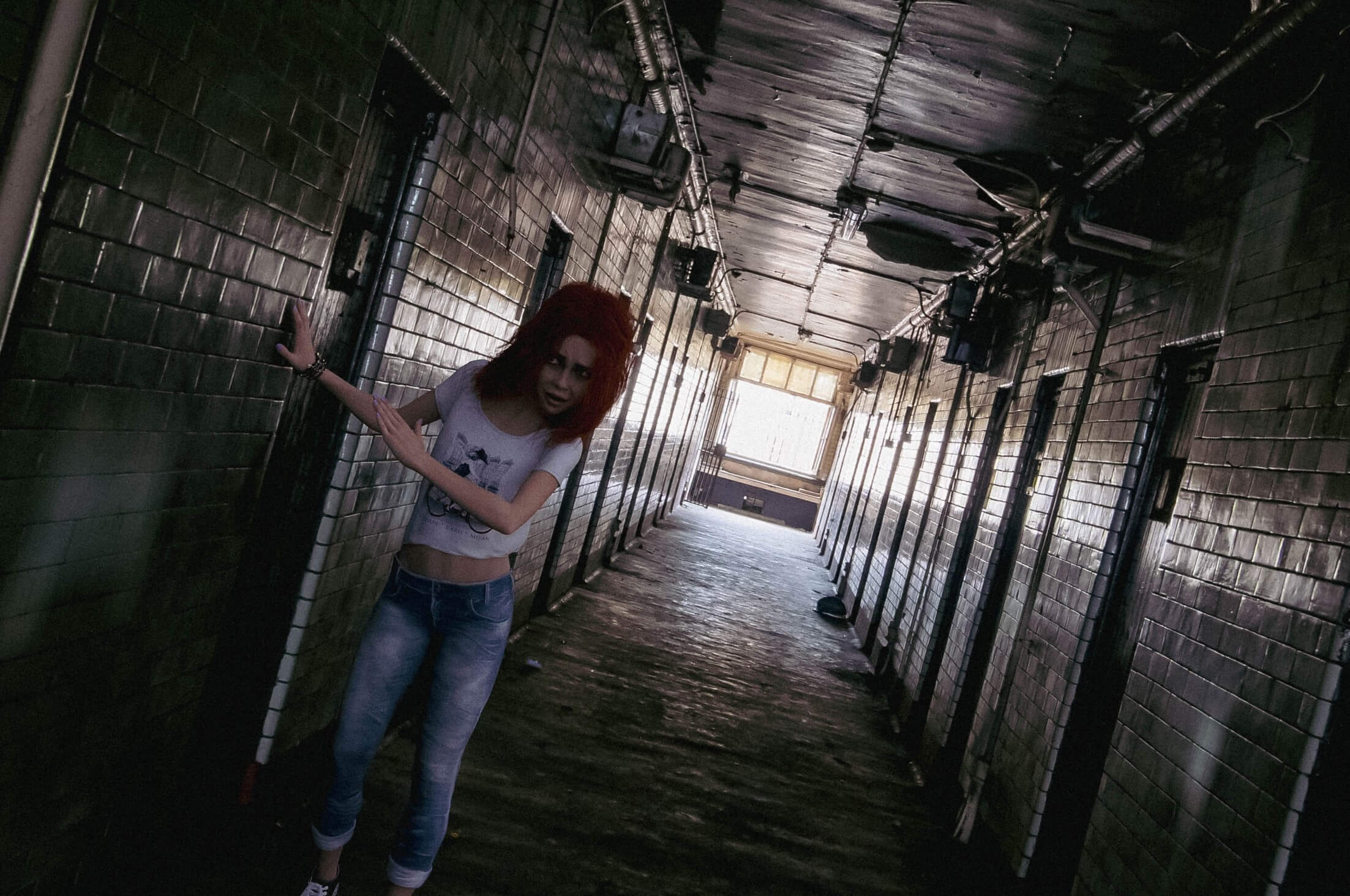 Fear Girl 3D Render, Digital Art by MaxMaxen