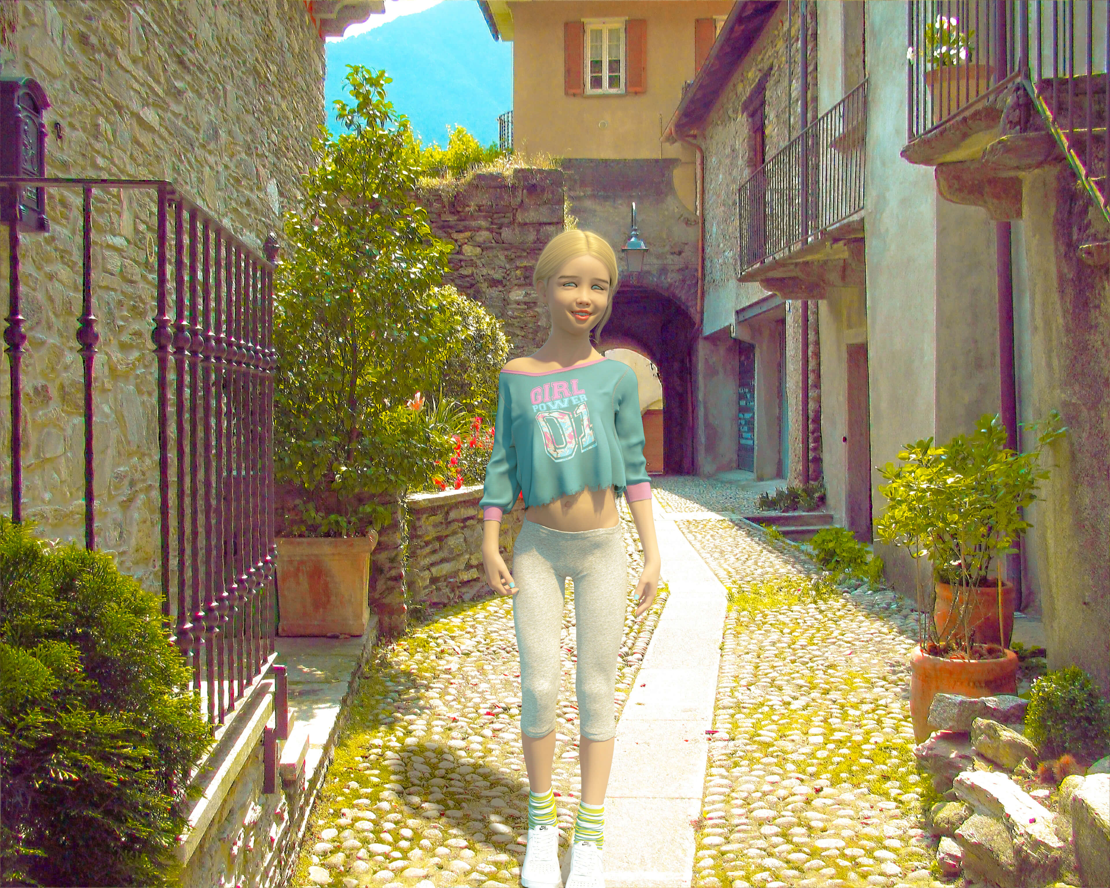 Summer Time 3D Render, Digital Art by MaxMaxen