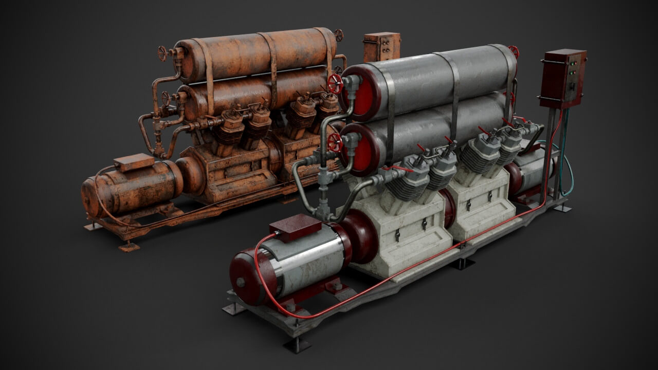 Machinery Device 83 - 3D Model by maxpsr