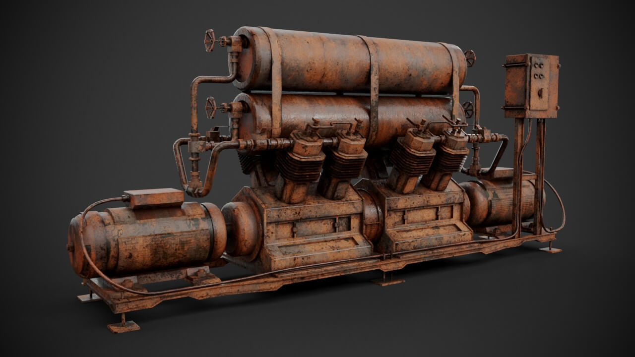 Machinery Device 83 - 3D Model by maxpsr