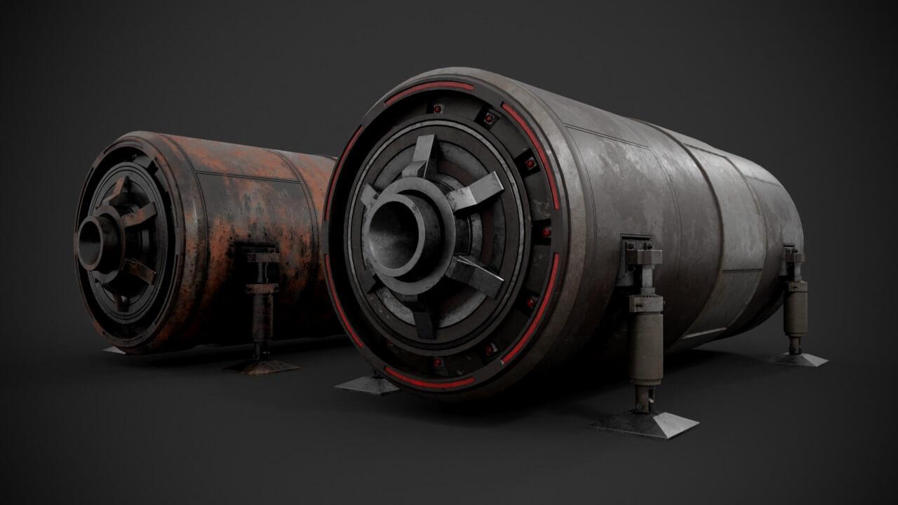 Machinery Device 81 - 3D Model by maxpsr
