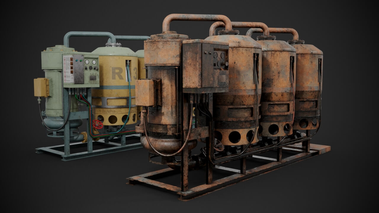 Machinery Device 82 - 3D Model by maxpsr