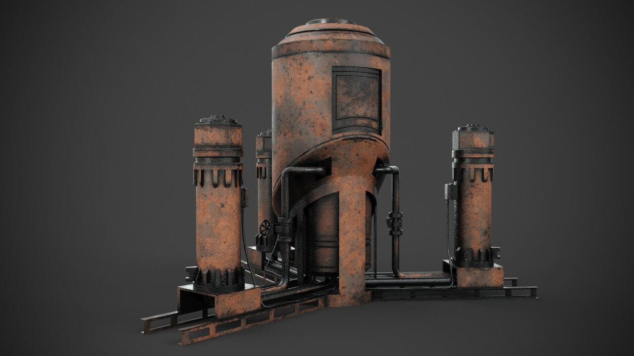 Machinery Device 84 - 3D Model by maxpsr