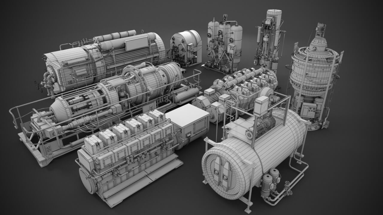 Machinery Devices Pack Vol 2 - 3D Model by maxpsr