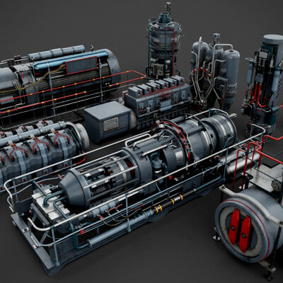 Machinery Devices Pack Vol 2 - 3D Model by maxpsr
