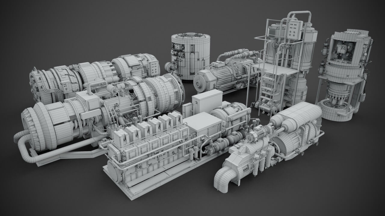 Machinery Devices Pack Vol 3 - 3D Model by maxpsr