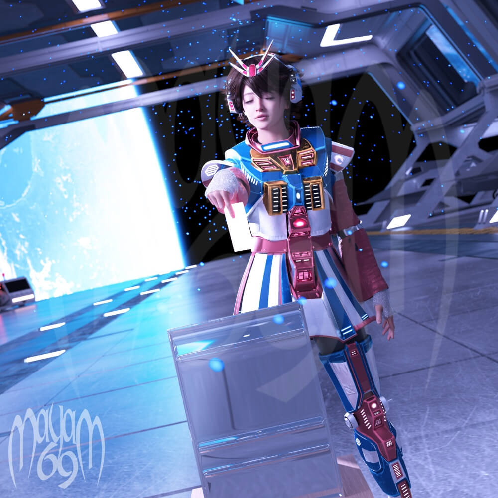 I Wonder if My Vote Will Be Heard Even from Space 3D Render