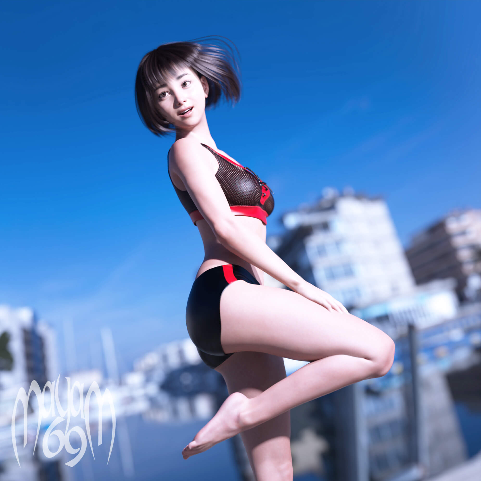 Maki 3D Render | RenderHub Gallery