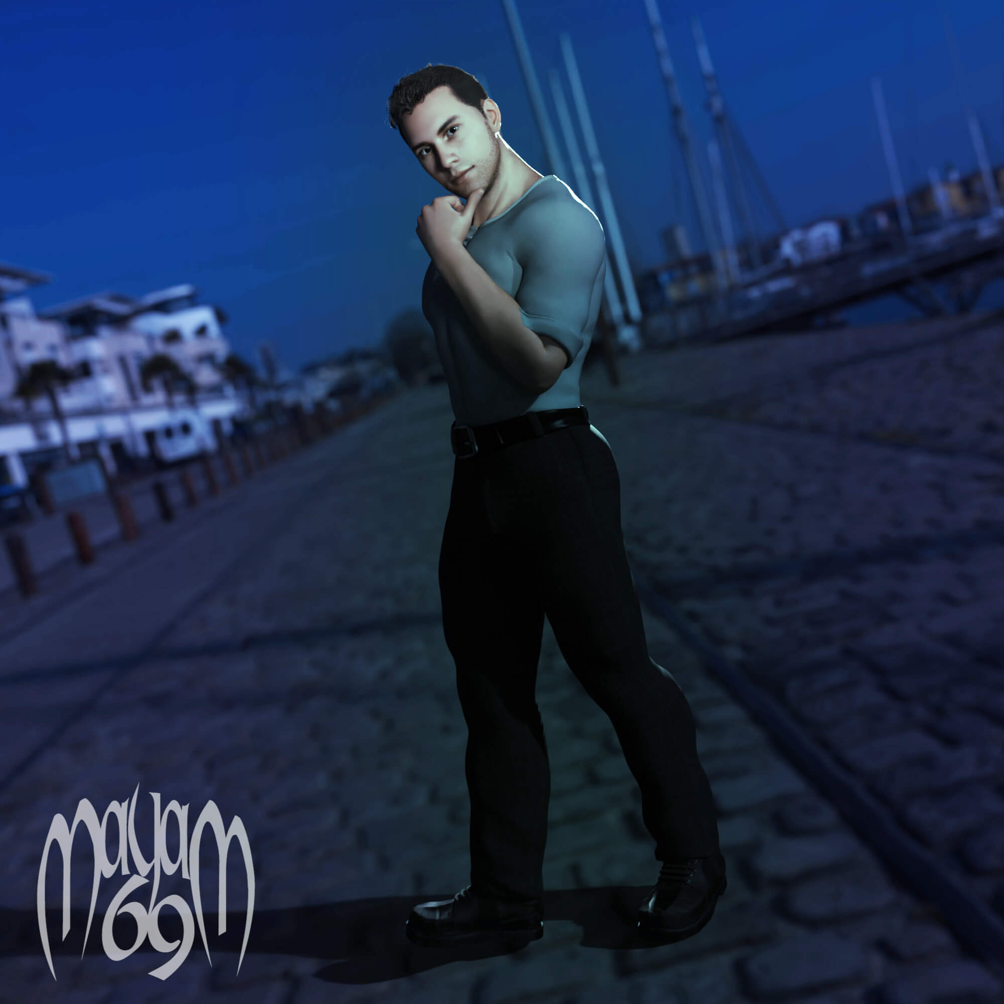 Tomo 3D Render, Digital Art by mayam69