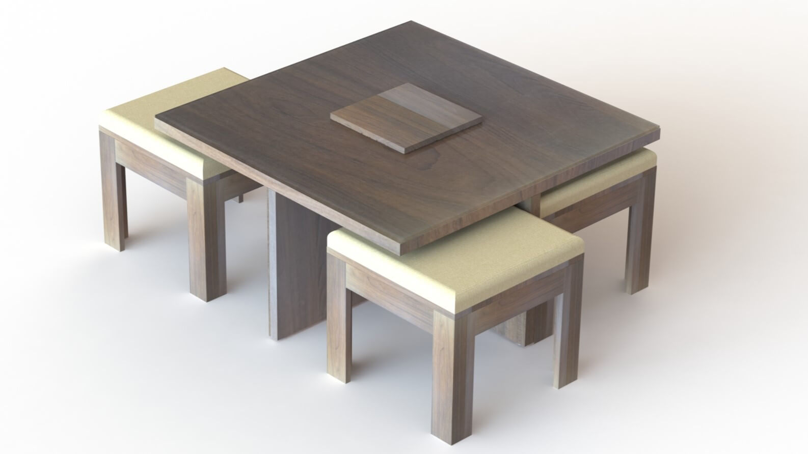 Center Table - 3D Model by mayankbokshe