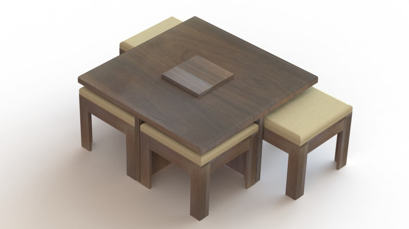 Center Table - 3D Model by mayankbokshe