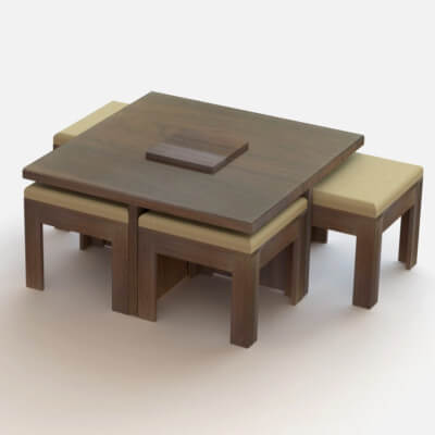 Center Table - 3D Model by mayankbokshe