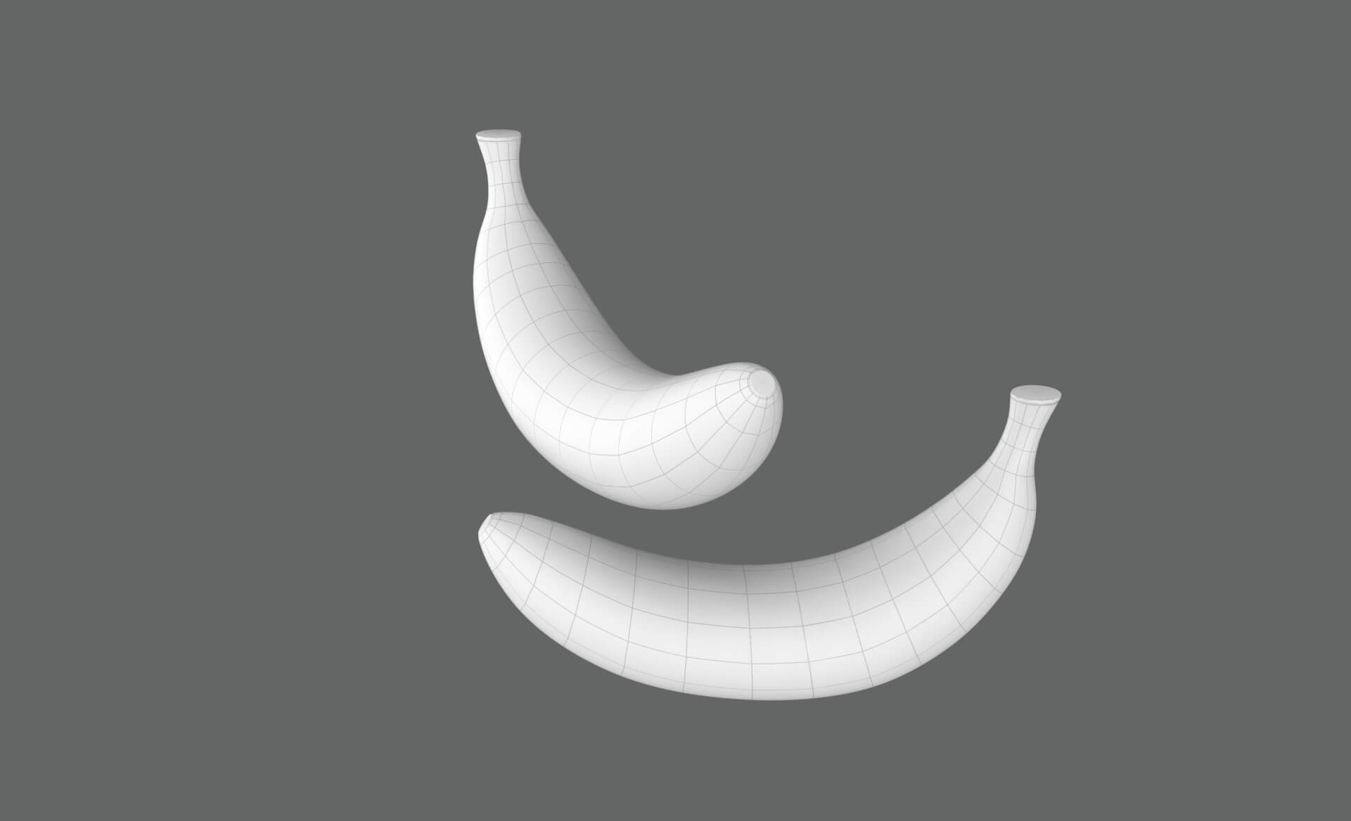 Banana Fruit - Free 3D Model by Mayaz