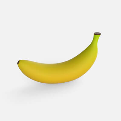 Banana Fruit - Free 3D Model by Mayaz