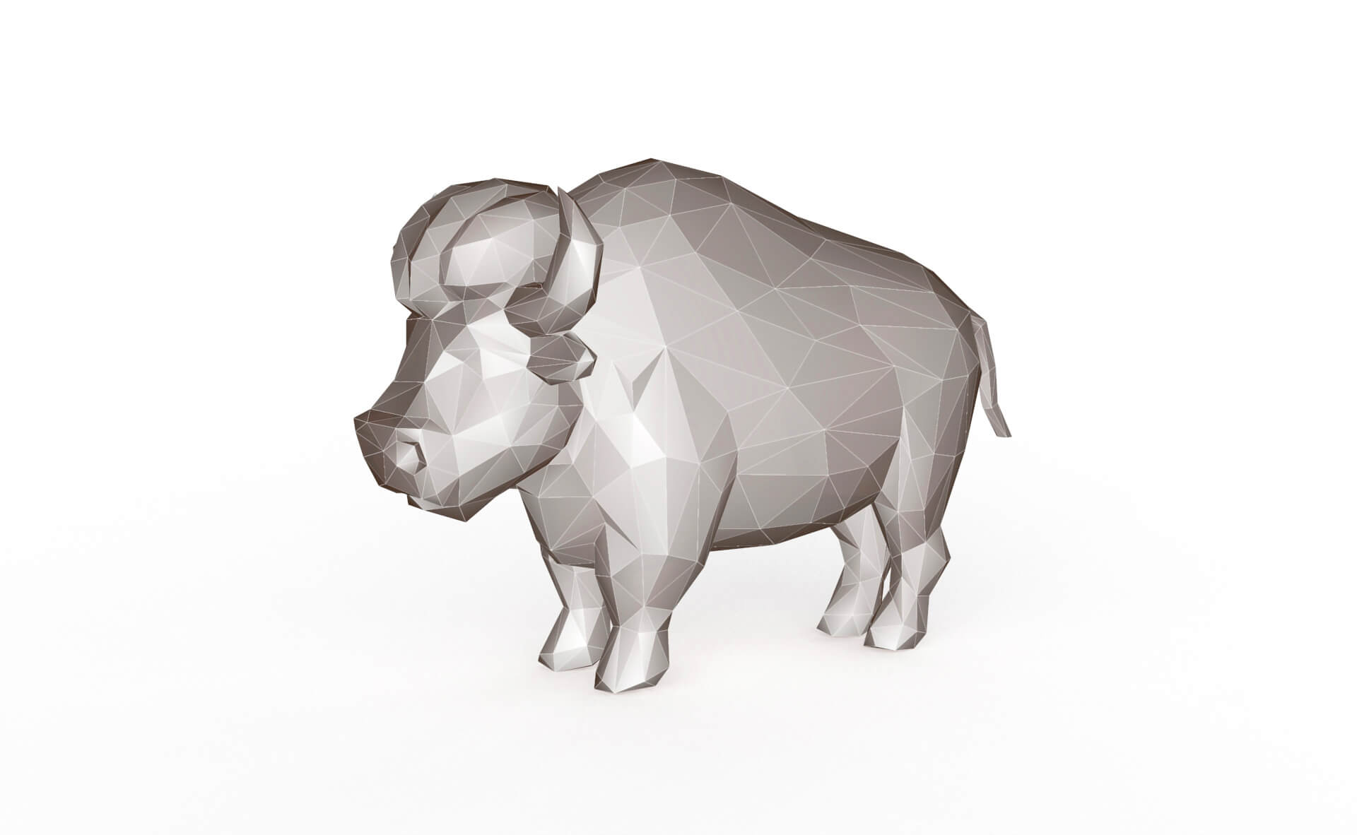 Low-Poly Bull 3D Model by Mayaz