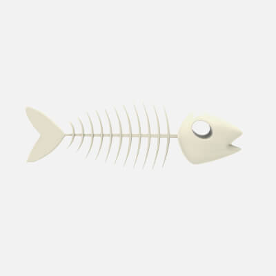 High-Quality Fishbone 3D Model by Mayaz