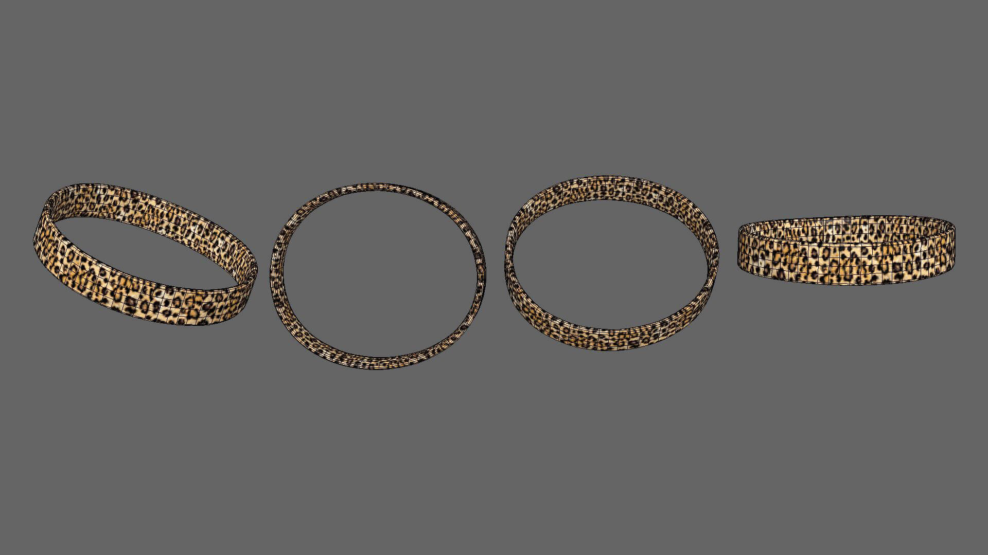 Leopard Headband - 3D Model by Mayaz