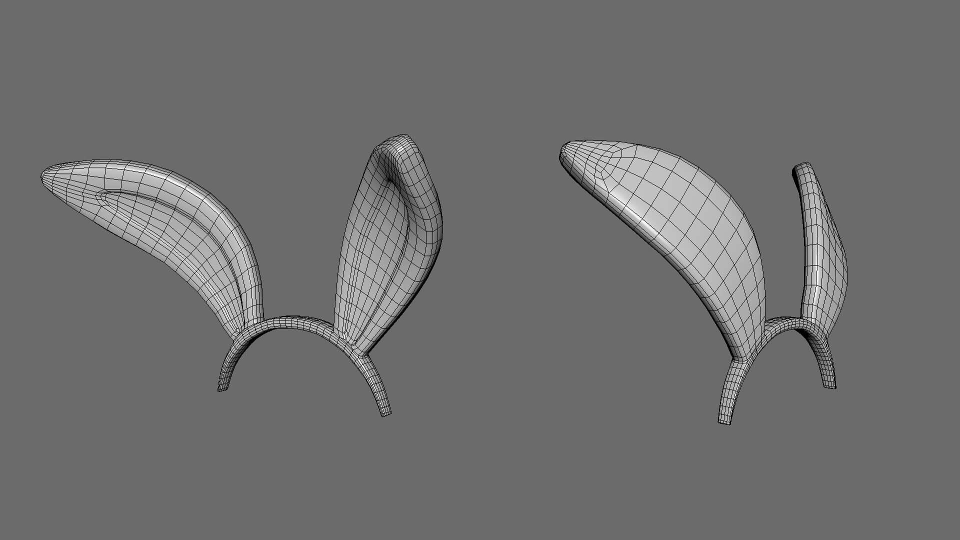 Rabbit Headband - 3D Model by Mayaz