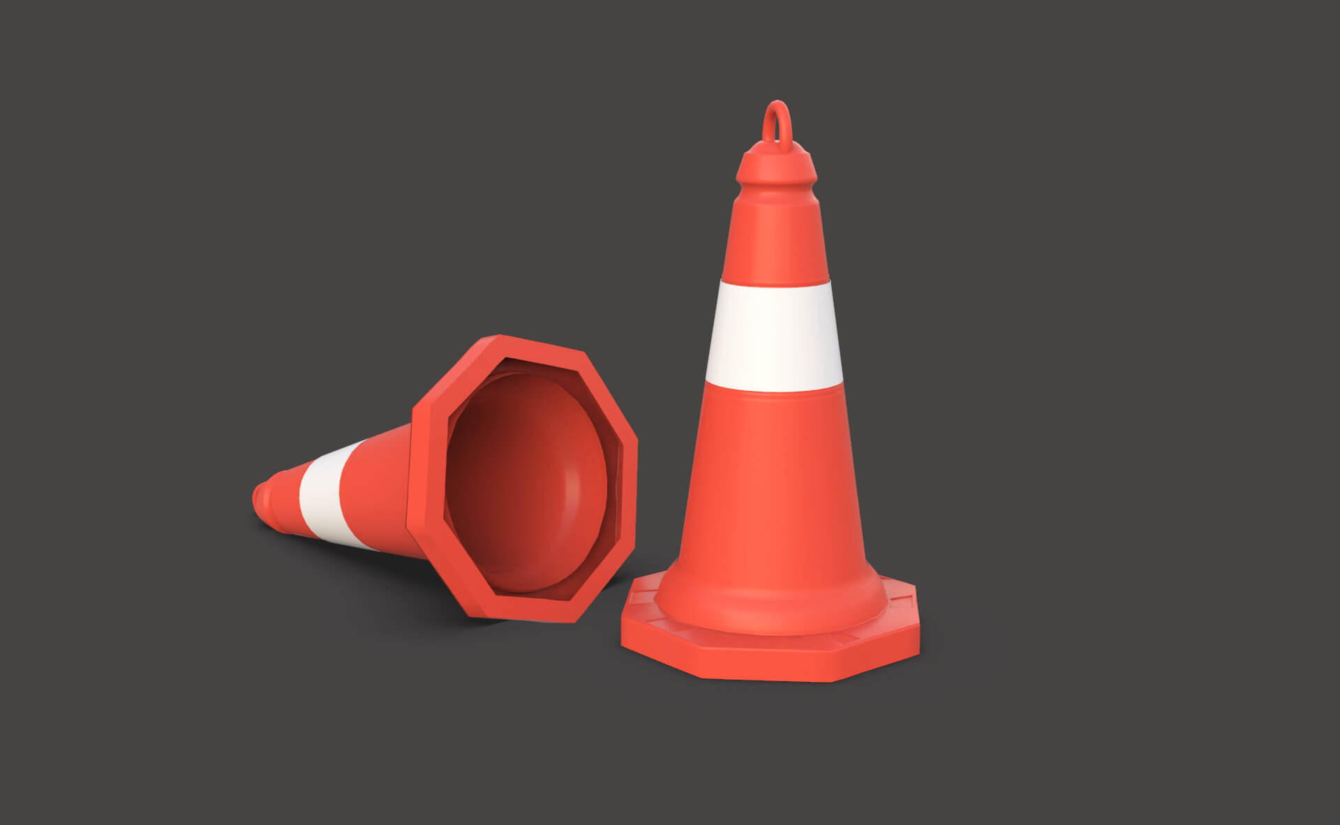 Traffic Cone - 3D Model by Mayaz
