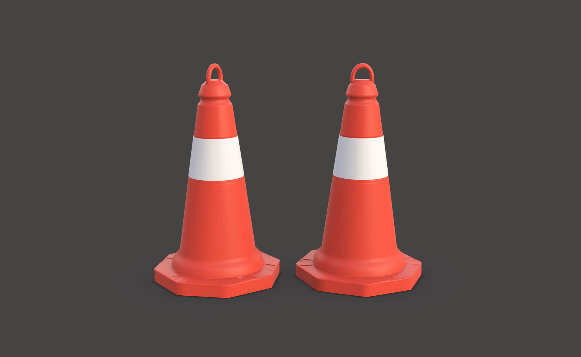 Traffic Cone - 3D Model by Mayaz