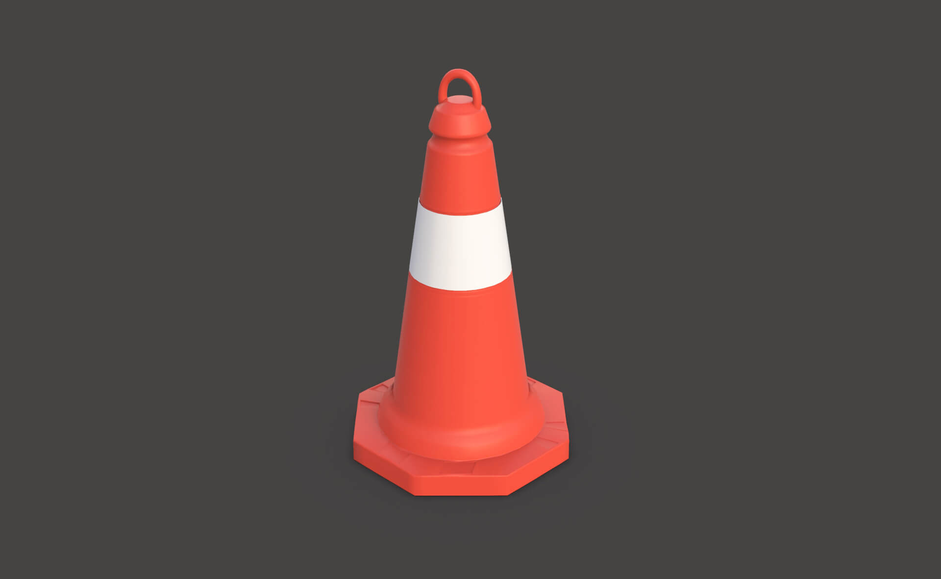 Traffic Cone - 3D Model by Mayaz