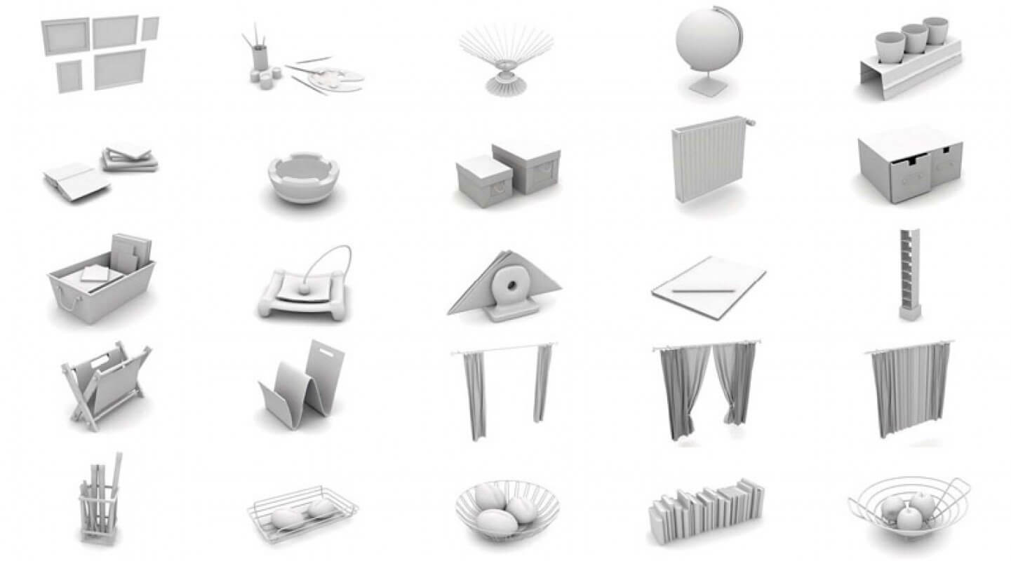 Objects for games 3D Render, Digital Art by mazrx