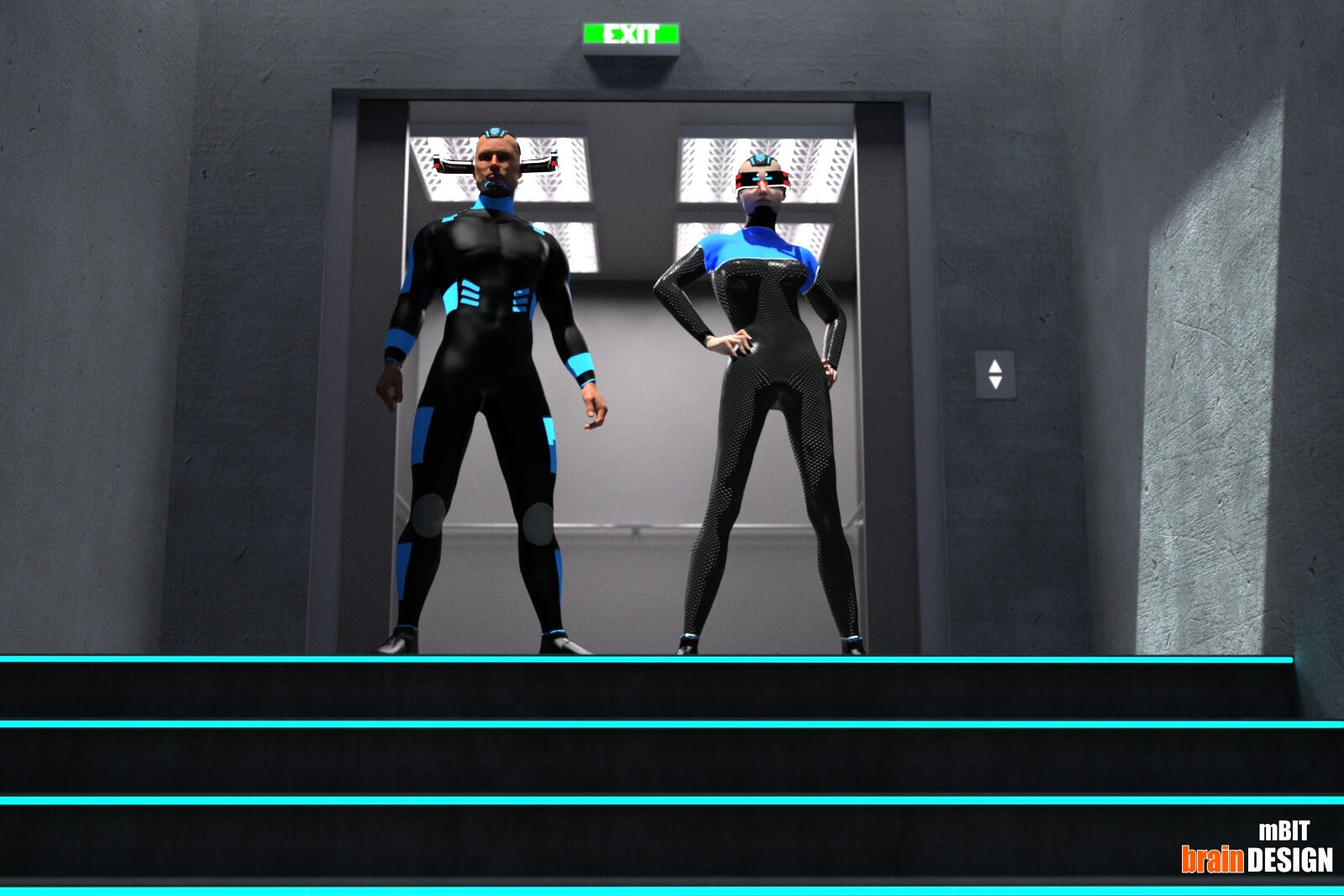 arrived 3D Render, Digital Art by mbit