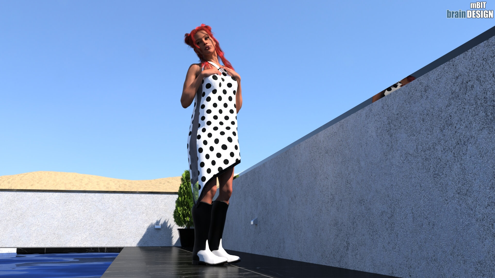 Cute 3D Render, Digital Art by mbit