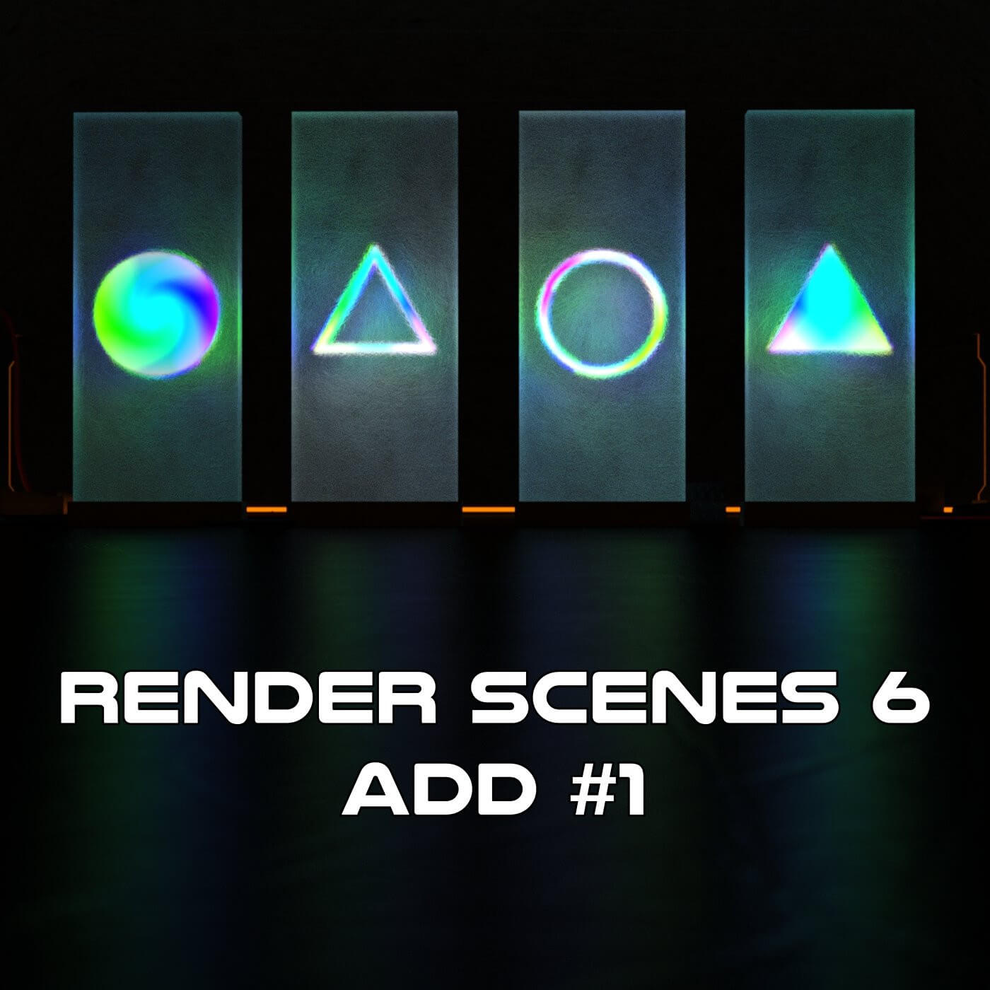 Free Add#1 3D Render, Digital Art by mbit