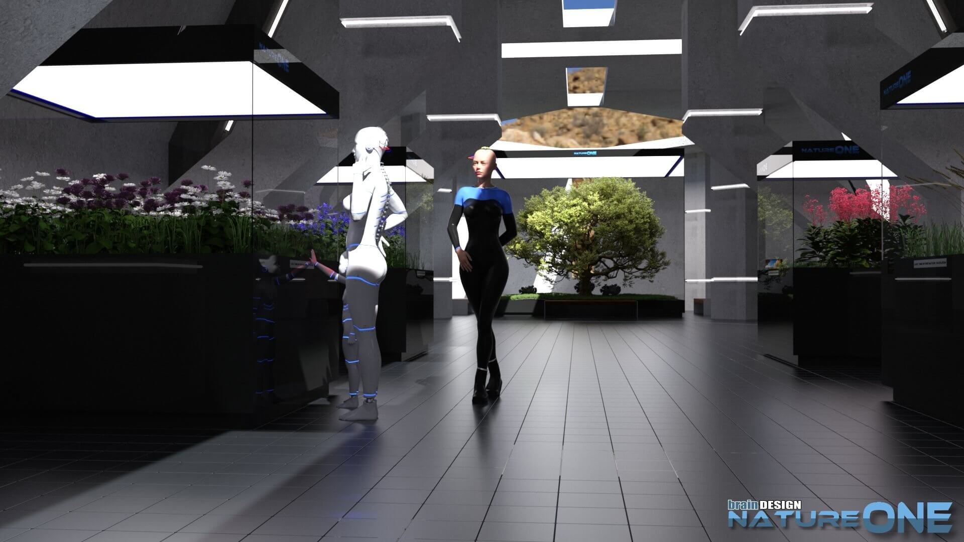 future projective 3D Render, Digital Art by mbit