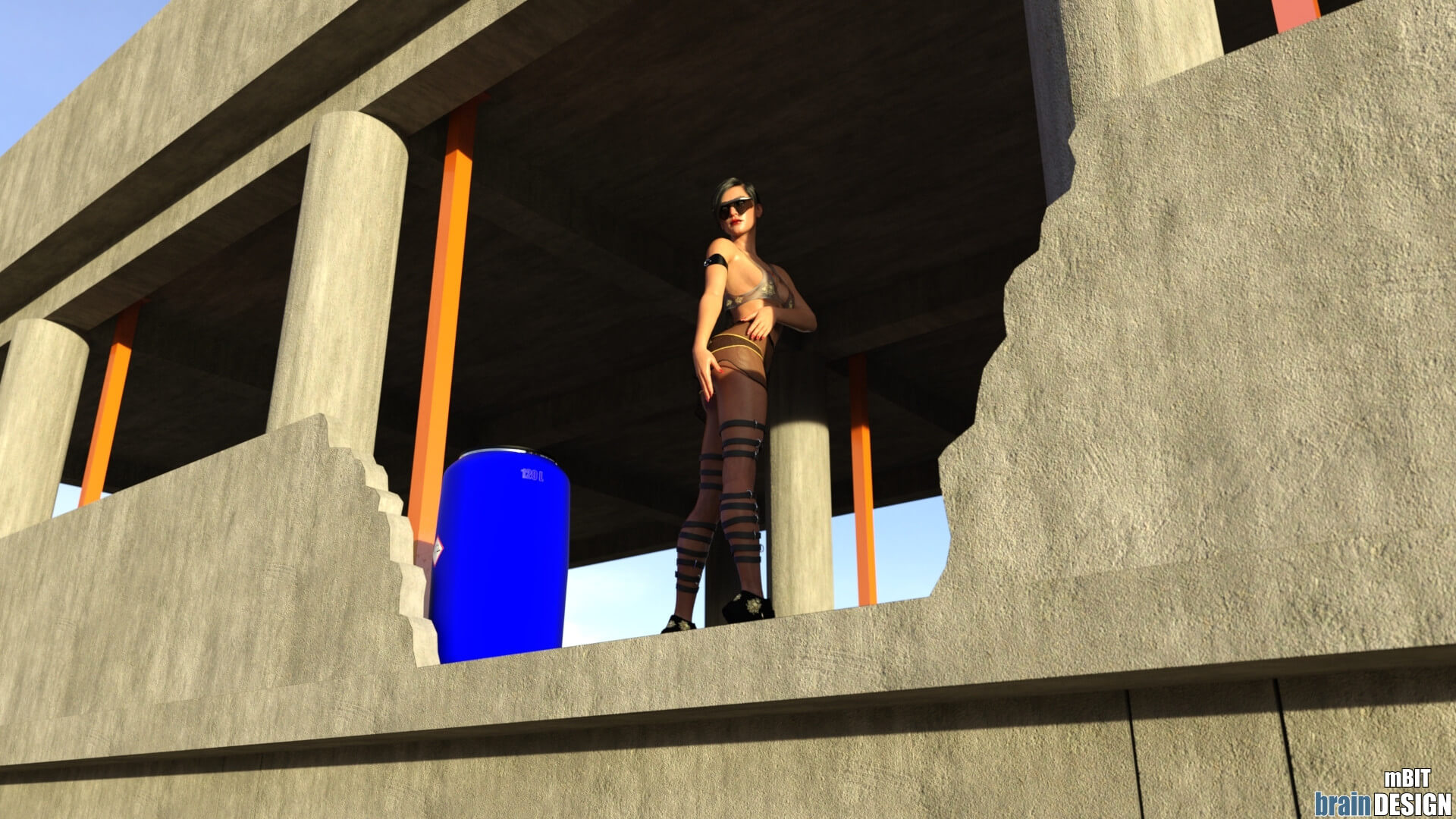 Hypno Girl 3D Render | RenderHub Gallery