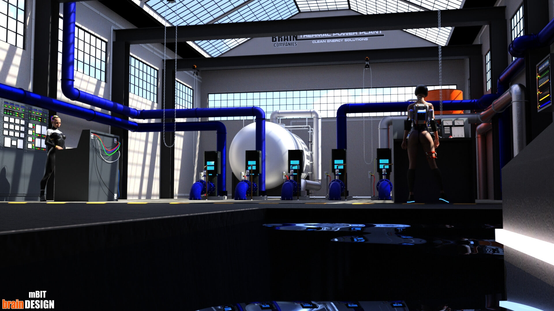 Inside 3D Render, Digital Art by mbit