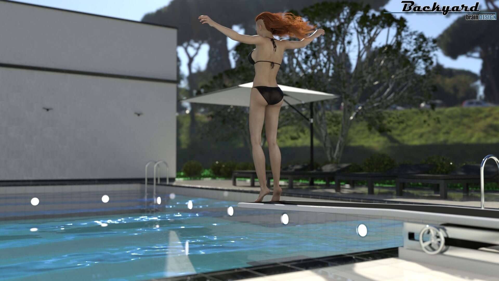 Jump! 3D Render, Digital Art by mbit