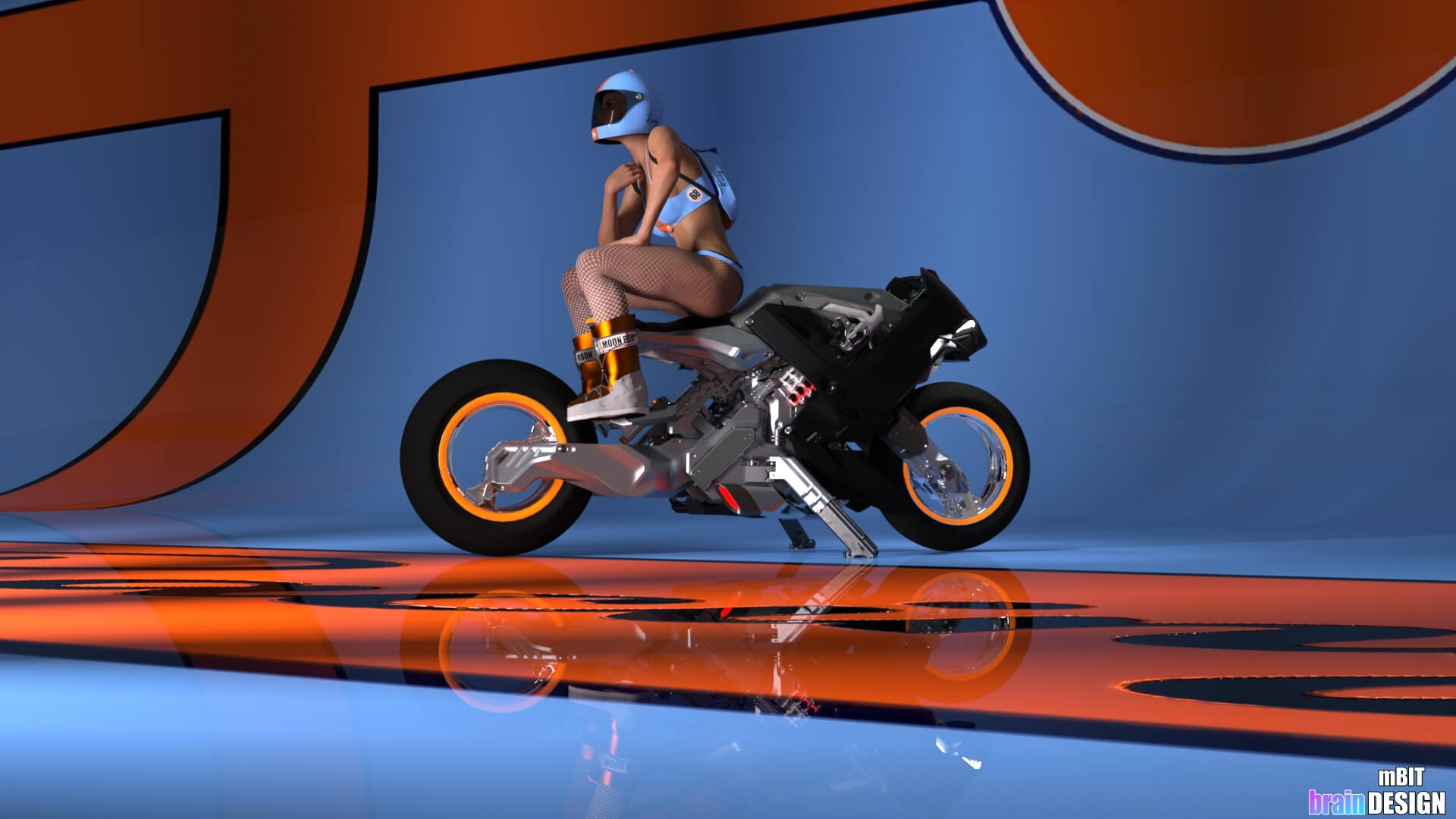 offline 3D Render, Digital Art by mbit