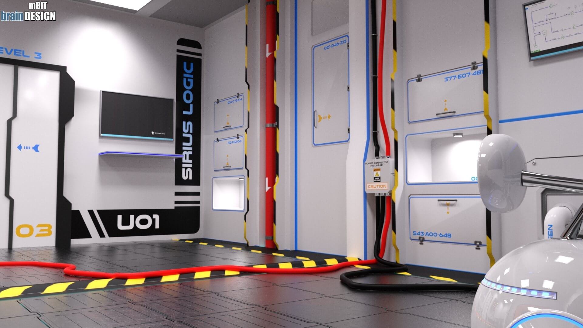 Project Sirius Outer Space 3D Render, Digital Art by mbit