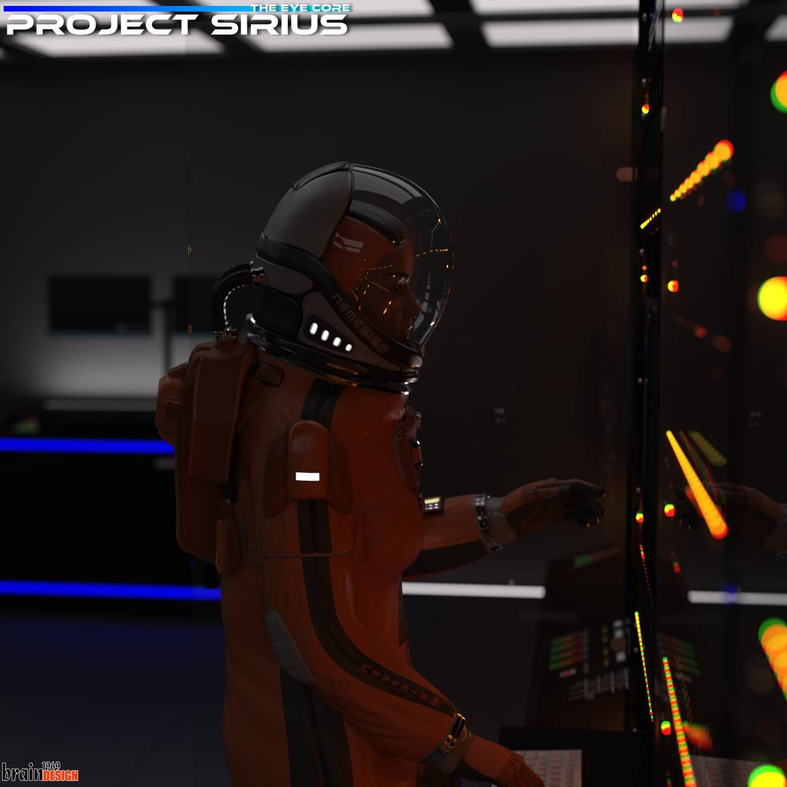 Project Sirius - Space Explorer 3D Render, Digital Art by mbit