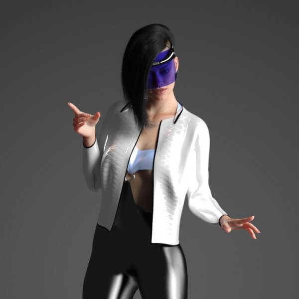 Hypno Girl 3D Render | RenderHub Gallery