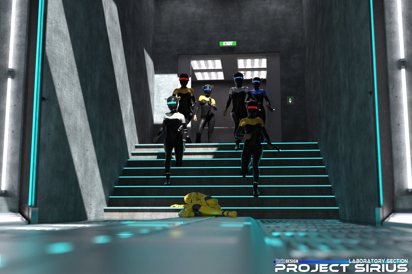 Rescue Team 3D Render, Digital Art by mbit