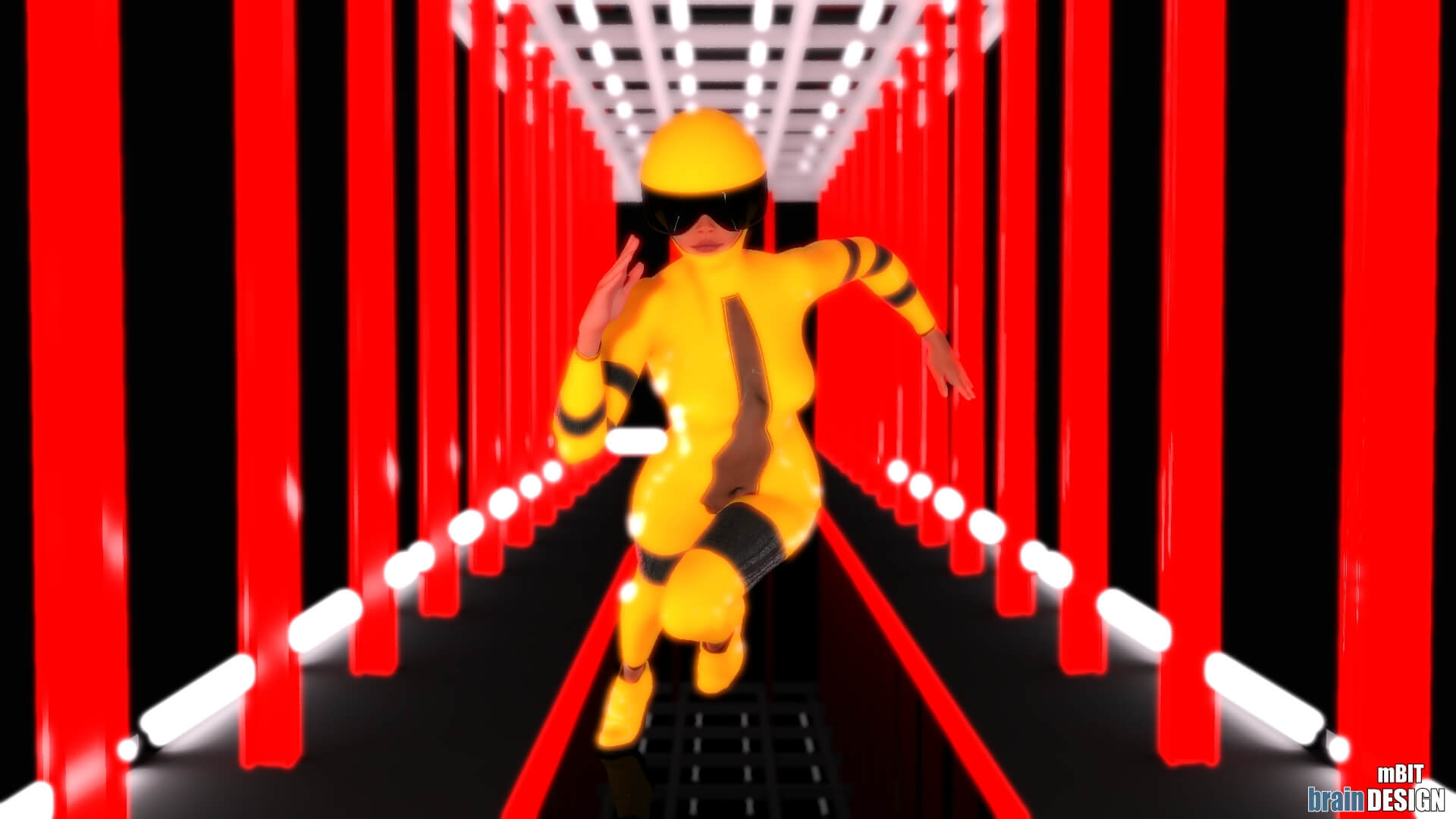 RUN 3D Render, Digital Art by mbit