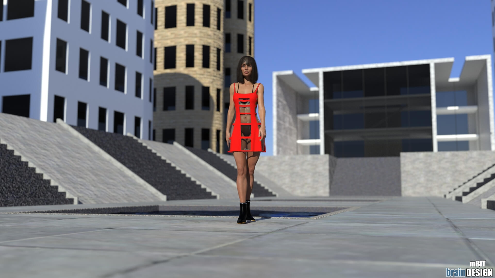 Somewhere 3D Render, Digital Art by mbit