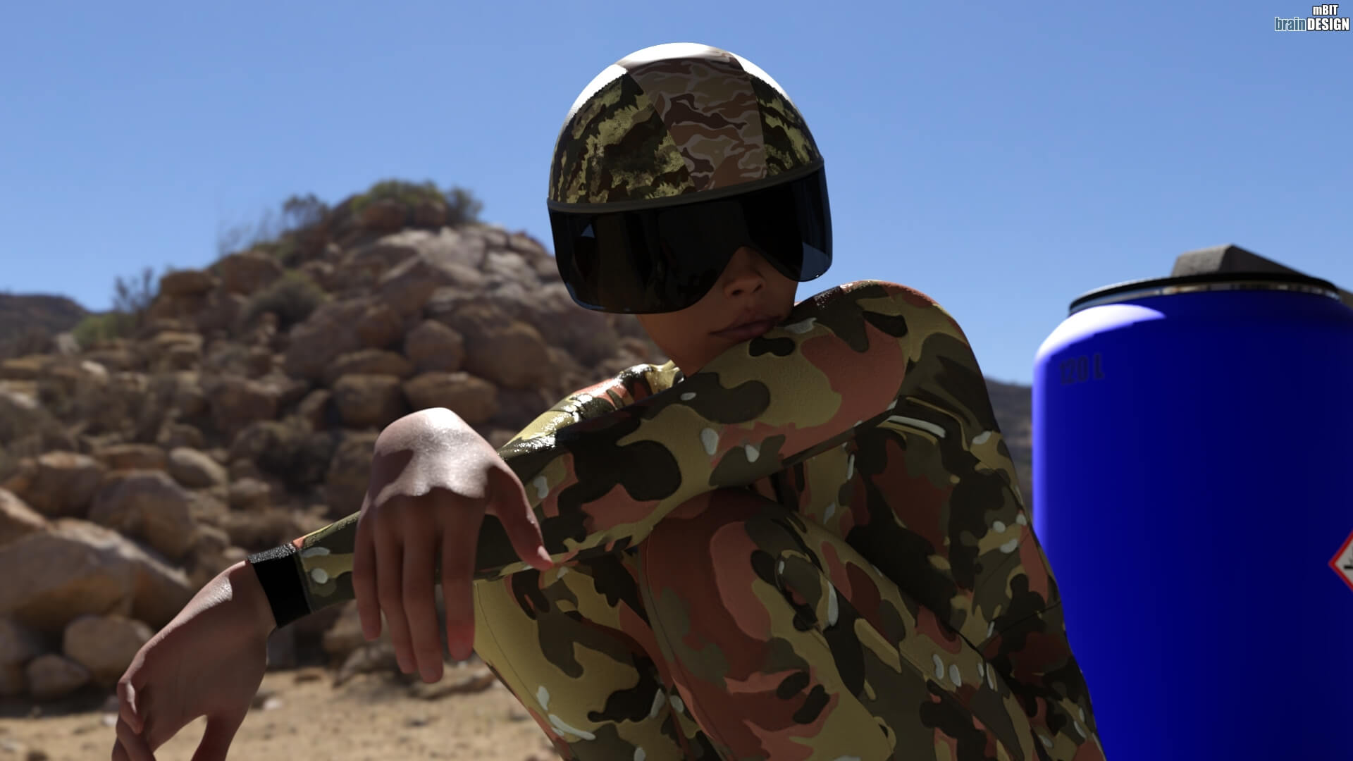 Special Agent 3D Render, Digital Art by mbit