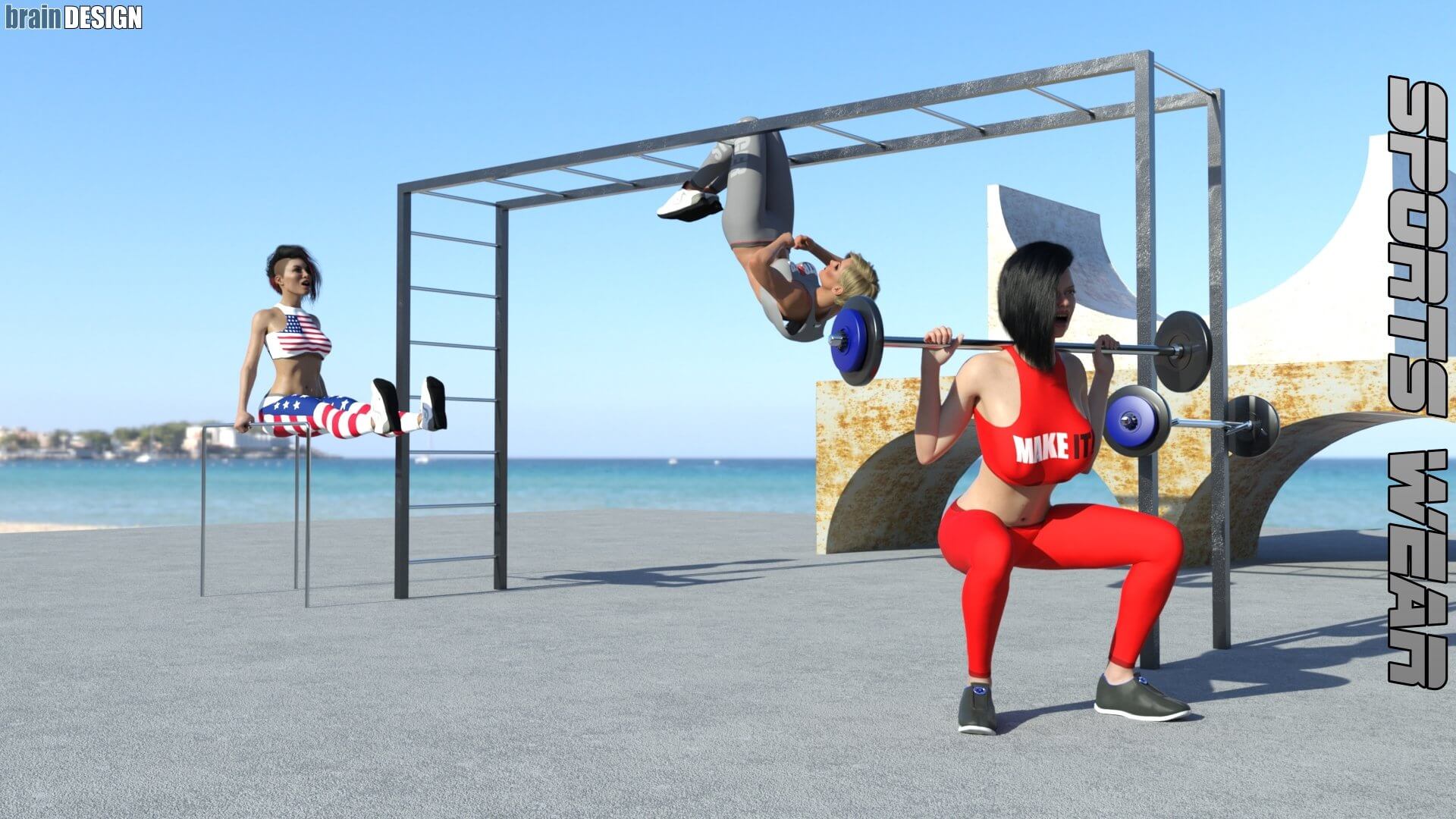 Sports 3D Render, Digital Art by mbit