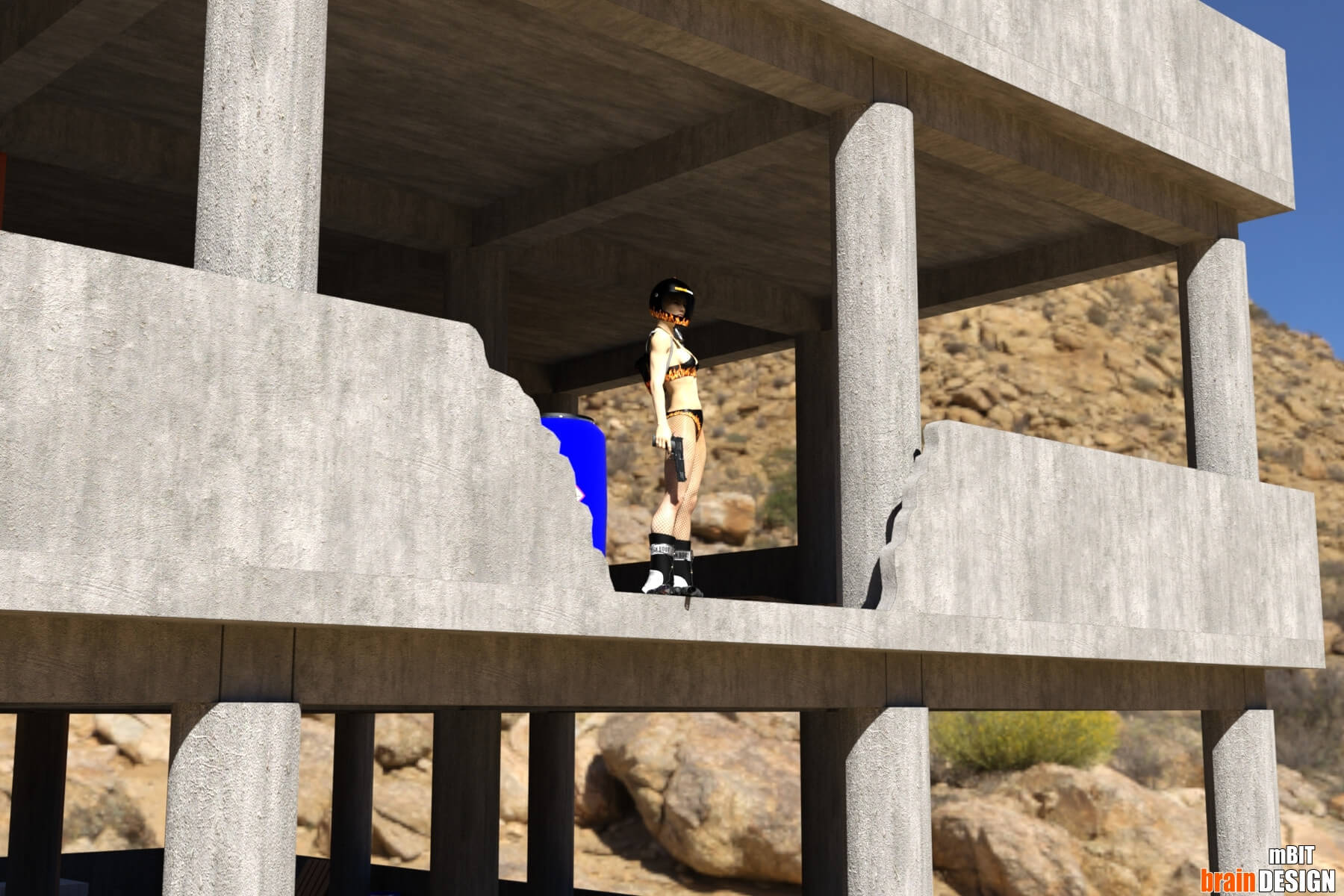 Wait! 3D Render, Digital Art by mbit