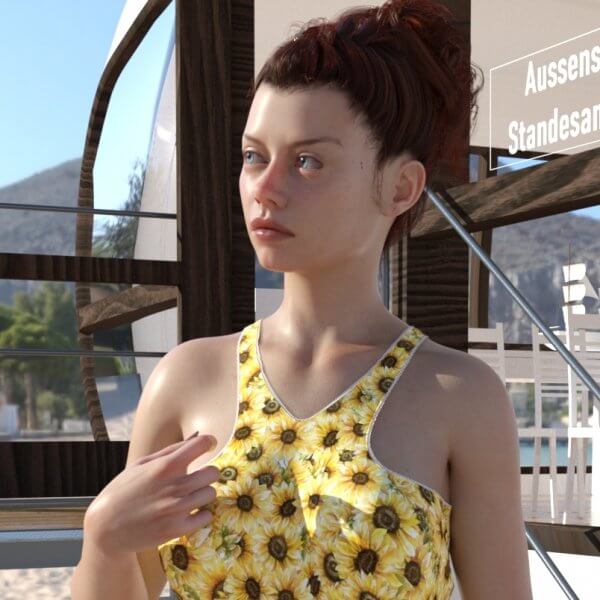 Waiting in the shower 3D Render | RenderHub Gallery