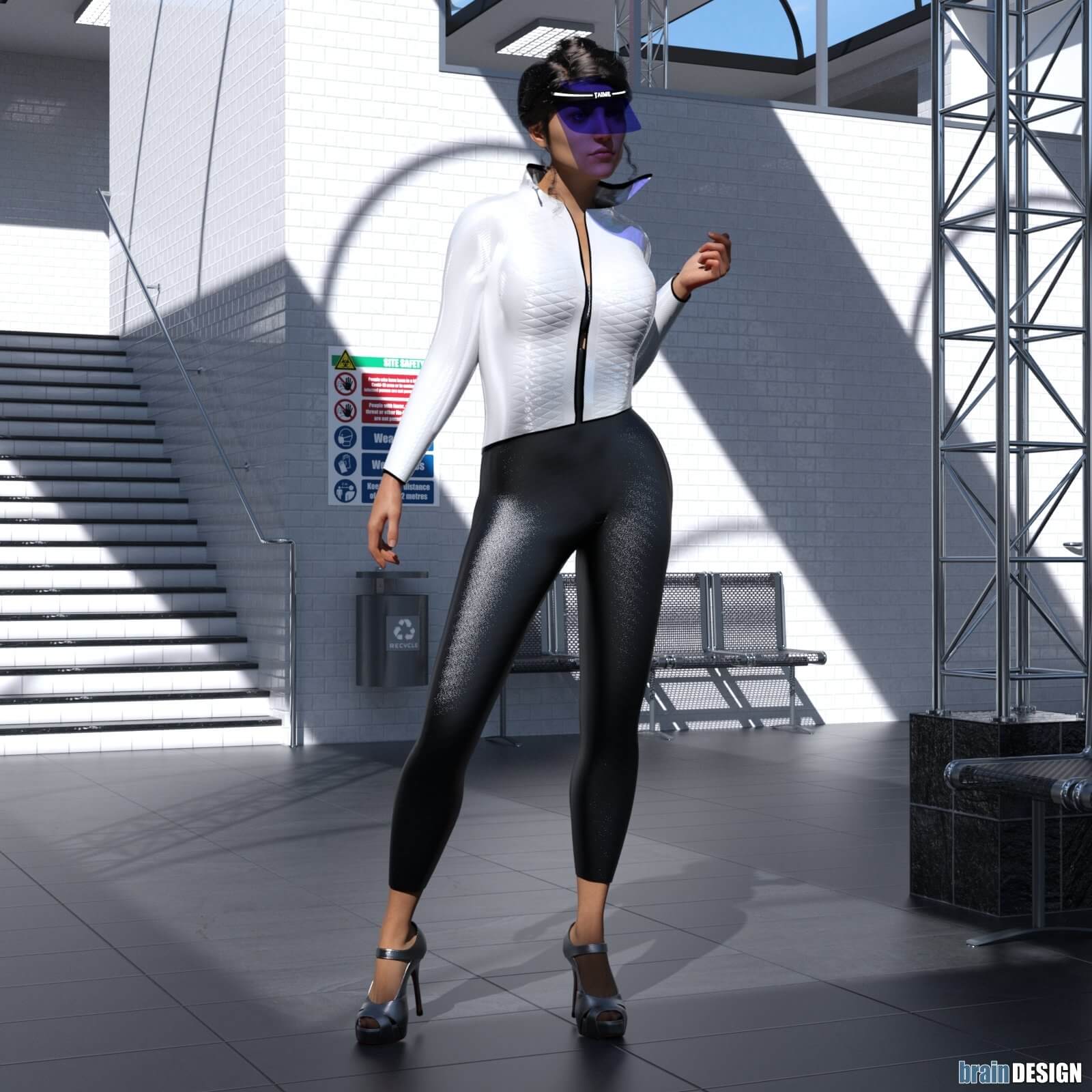 Waiting 3D Render, Digital Art by mbit